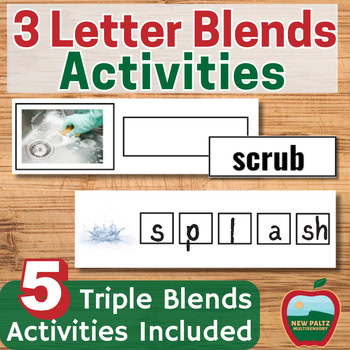 3 Letter Blends Center Activities for Reading and Spelling » New Paltz ...