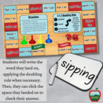 Doubling 1-1-1 Suffix Rule Board Game Orton Gillingham DIGITAL ...