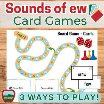 3 Sounds of ew Card Games - 3 Games in 1 - Low Prep, Orton-Gillingham ...