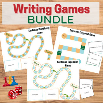 Writing Games Bundle - 3 in 1 - Fragments, Expanding & Combining ...