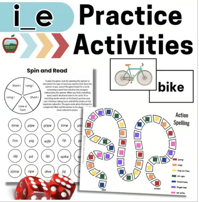 I-E Orton-Gillingham Word Practice Bundle – Reading and Spelling » New ...
