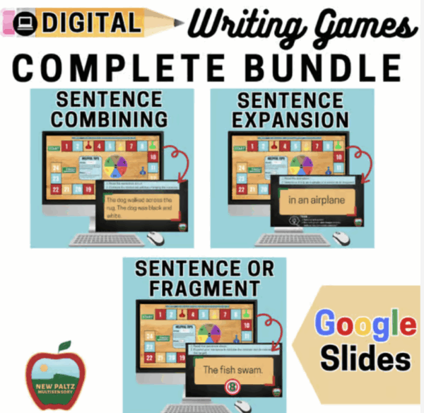 Writing Skills Board Game BUNDLE (Digital + Printable) » New Paltz ...
